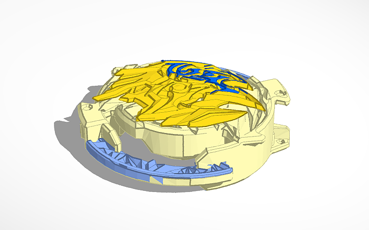 3D design GILDED BALDEROV B7 - Tinkercad