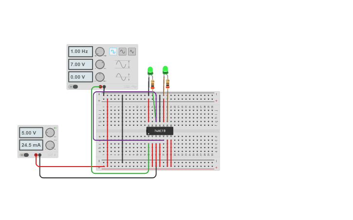 Circuit Design 192270 2 Bit Asynchronous Down Counter Tinkercad