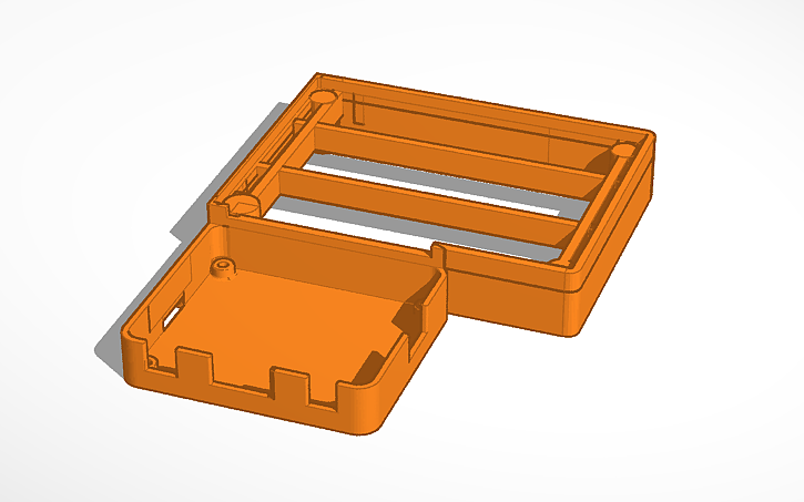 3D design RPMC Raspberry Pi A+ case - Tinkercad