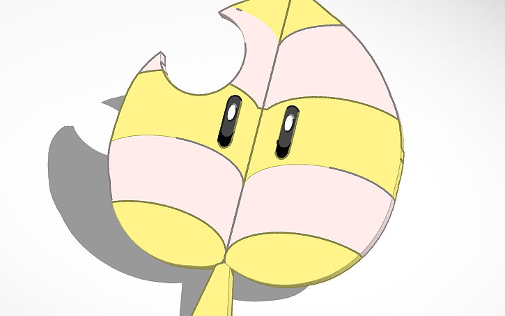 3D design Invincibility Leaf from Super Mario 3d World - Tinkercad