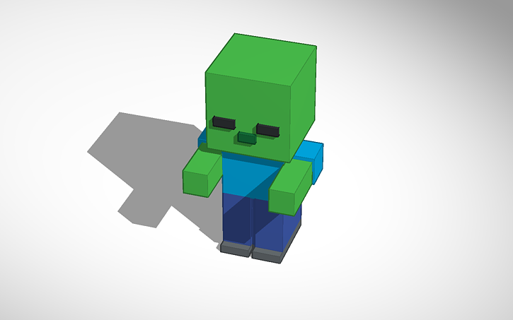 3D design Zombie - Tinkercad