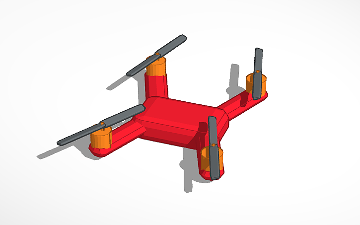 3D design drone - Tinkercad