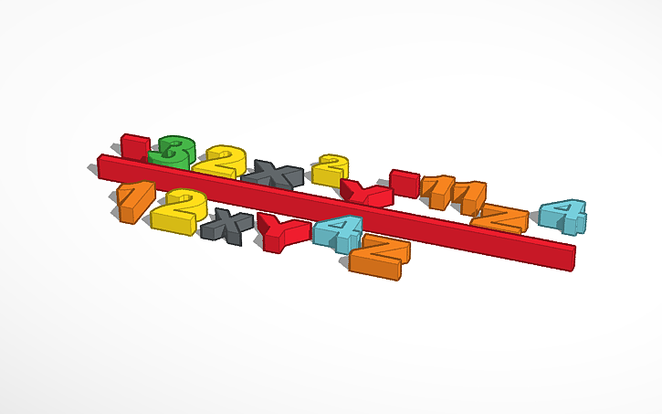 3D design The Deafening Math Equation - Tinkercad