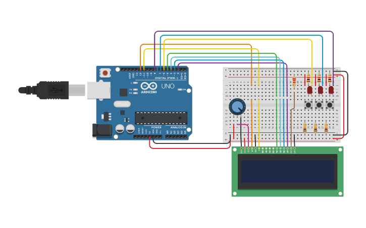 Circuit design 2D - Tinkercad