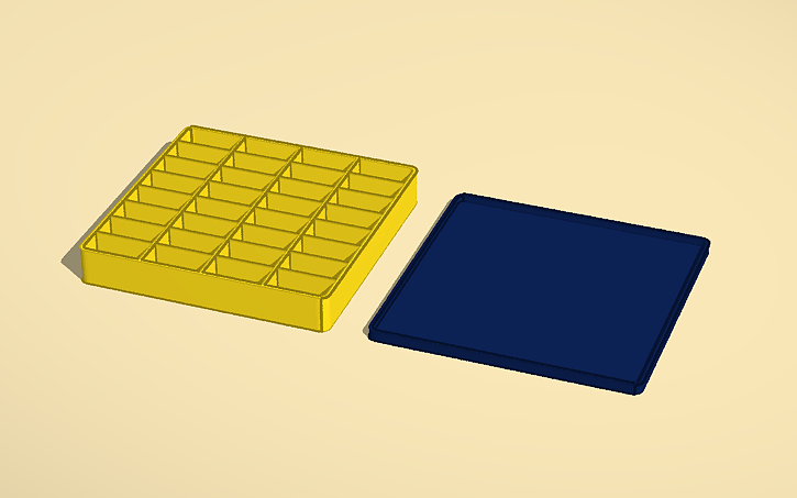 3D design Storage Box and Lid | Tinkercad