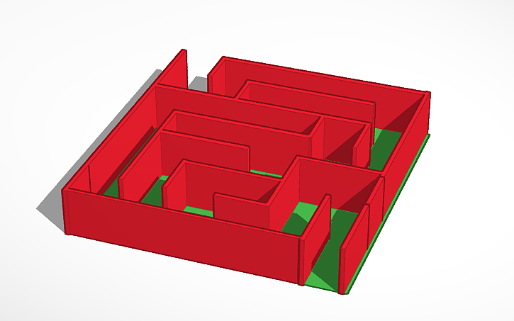 3D design Small maze - Tinkercad