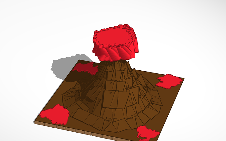 3D design Volcano | Tinkercad