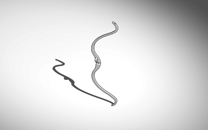 3D design bow - Tinkercad