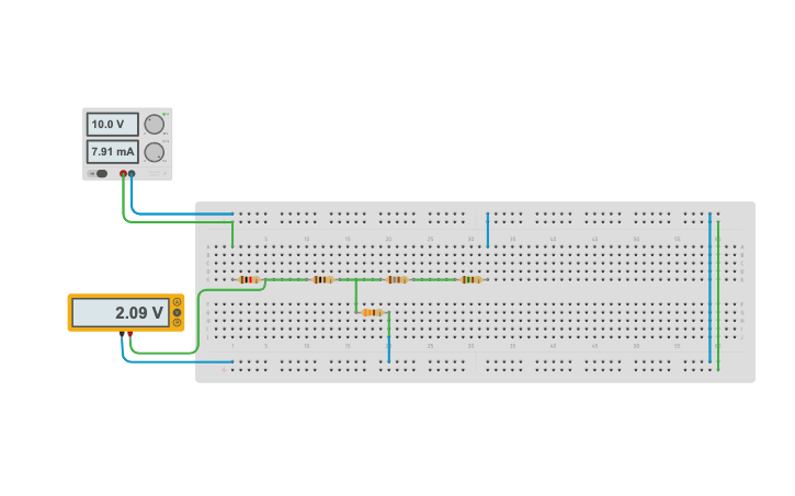 Circuit design PowerTransferVth - Tinkercad