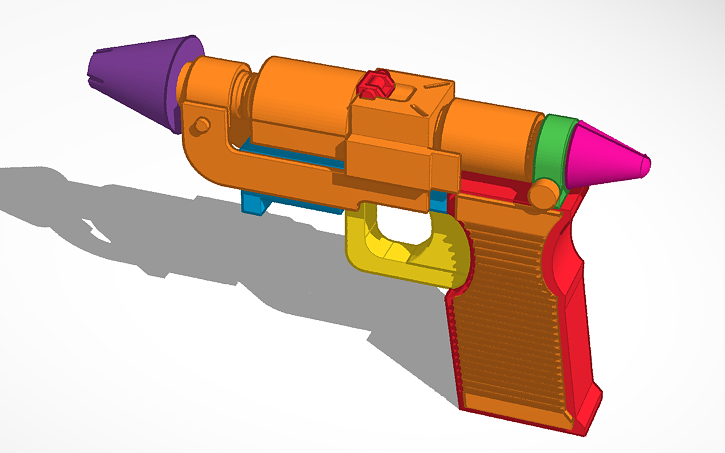 3D design Star Wars RK-3 Blaster Pistol Kit - Tinkercad