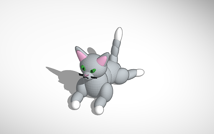 3D design Cat - Tinkercad