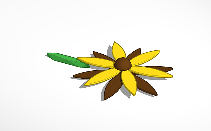 3D design Sunflower. | Tinkercad