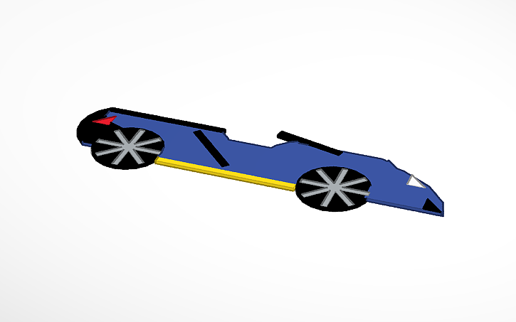 3D design Hill Climb Racing 2 Supercar | Tinkercad