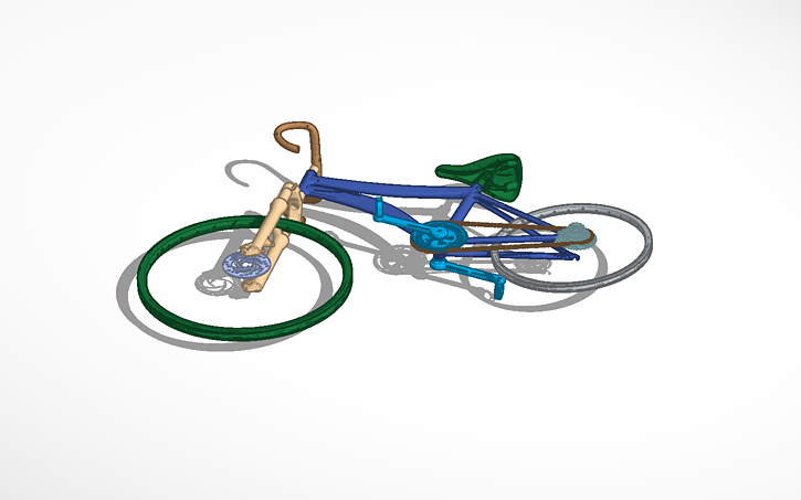 3D design Bicycle assembly - Tinkercad