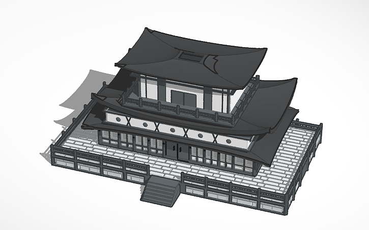 3D design Temple - Tinkercad