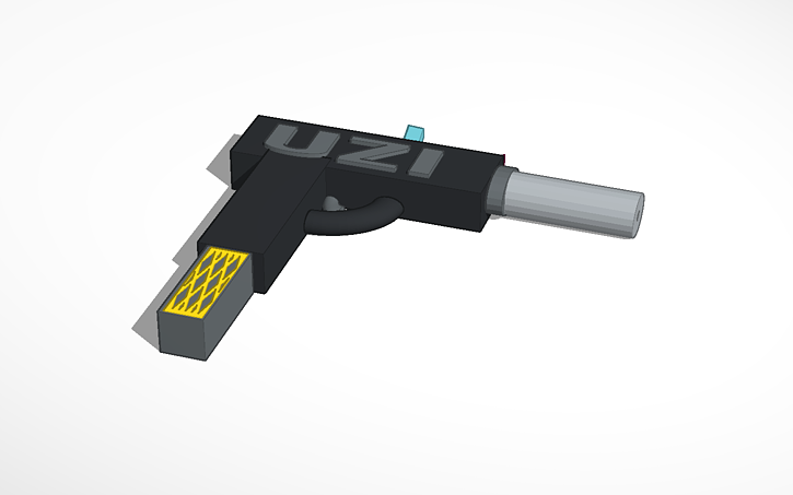 3D design uzi | Tinkercad