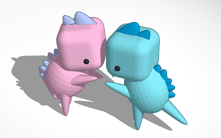 3D design dinosaurs | Tinkercad