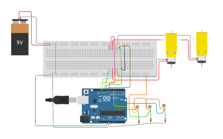 Circuit design example 3 | Tinkercad