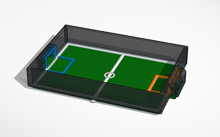 3D design Rocket League Field - Tinkercad