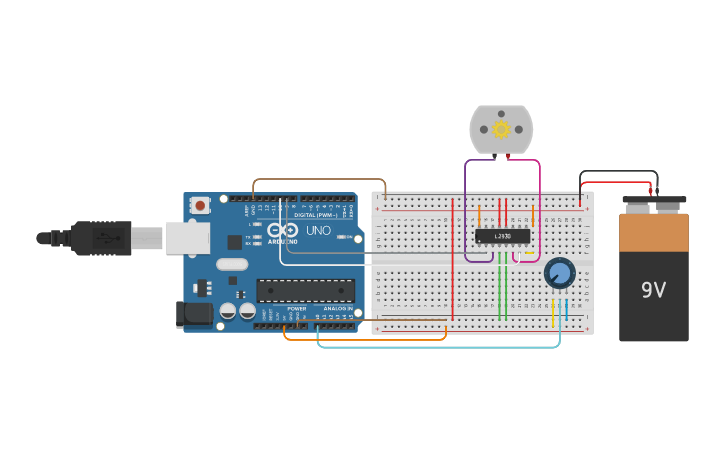 Circuit design CONTROL DE VELOCIDAD Y SENTIDO DE UN MOTOR DC/ Nicol ...