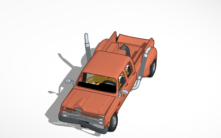 3D design 86 chevy square body dually abandoned - Tinkercad