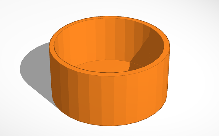 3d Design Round Bonsai Pot Tinkercad