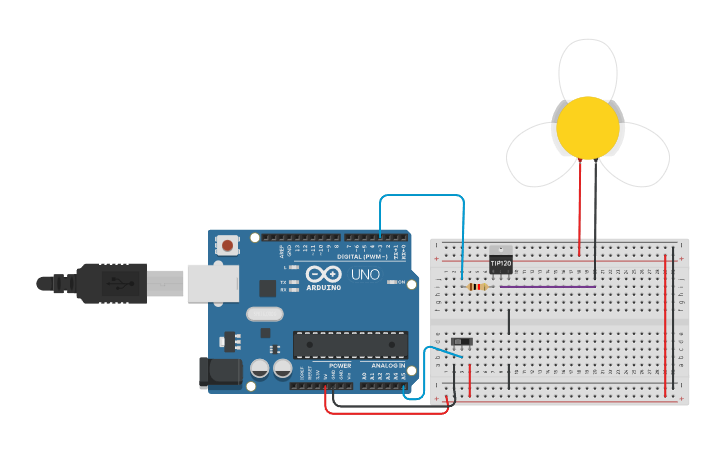 Circuit design proyecto - Tinkercad
