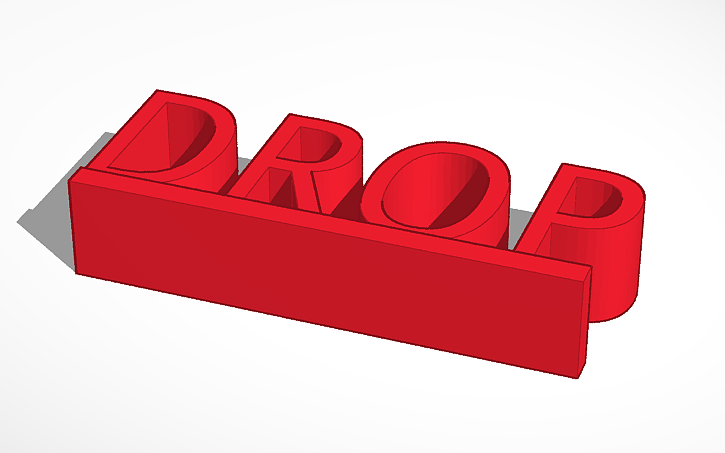 3D design Drop Plate | Tinkercad