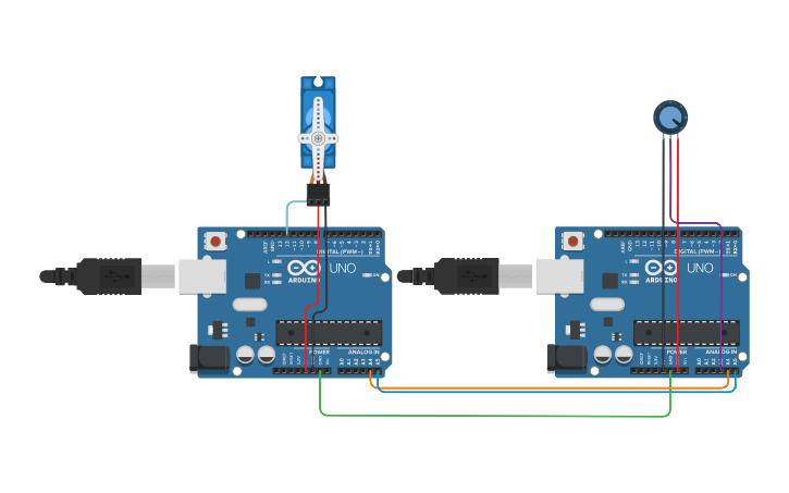 Circuit design Poti_goes_I2C | Tinkercad