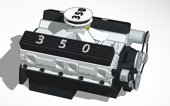 3D design Ford F350 Engine - Tinkercad
