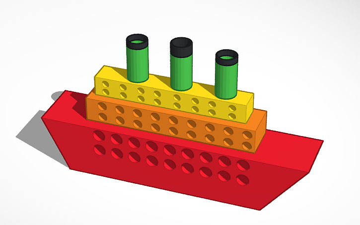 3D design Ship Model | Tinkercad