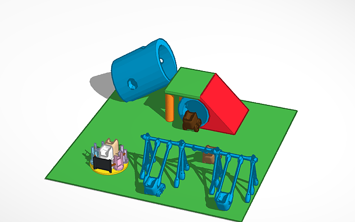 3D design merry go round - Tinkercad