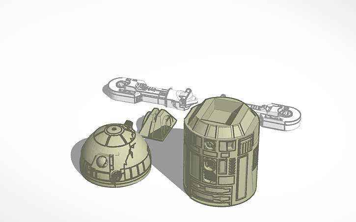 3D design Artoo Body and dome | Tinkercad