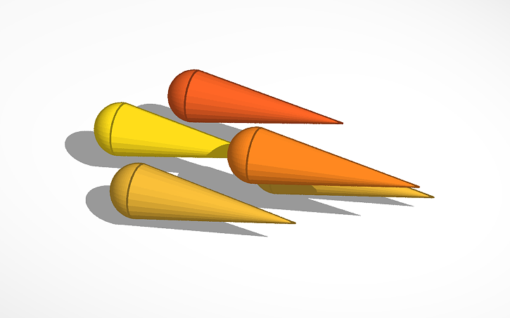 3D design Flames | Tinkercad