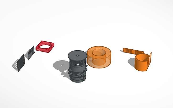 3D design insect trap - Tinkercad