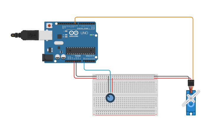 Circuit design pratica 4- servo | Tinkercad Circuit design pratica 4- servo | Tinkercad