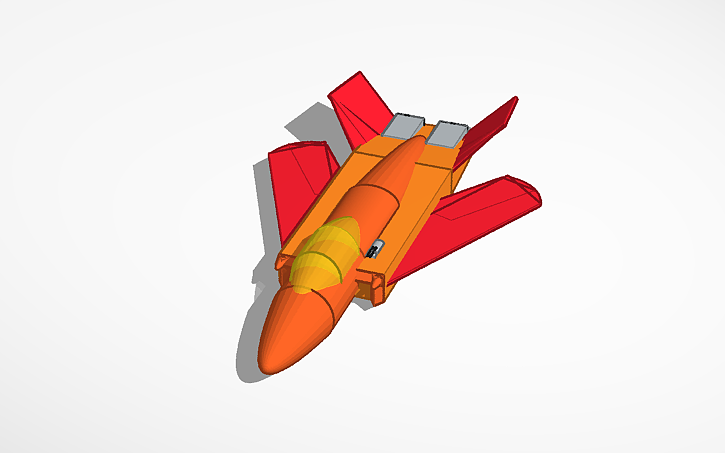 3D design Re-color of F-28 Tomcat II - Tinkercad