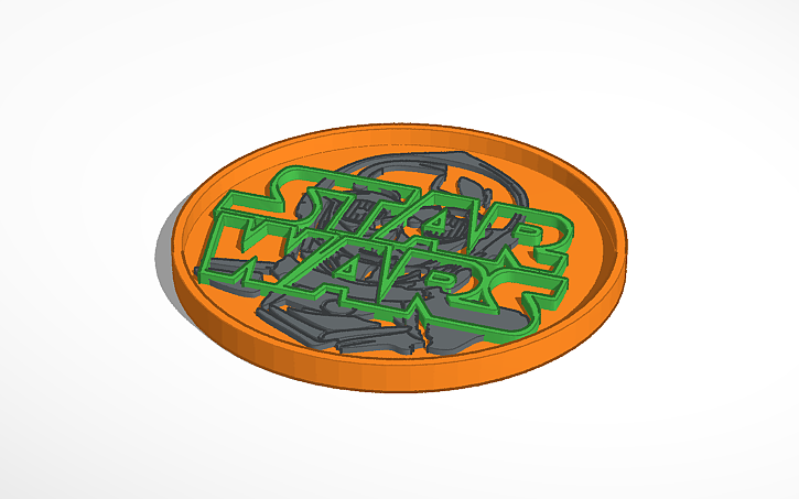 3D design C3PO_Coaster | Tinkercad
