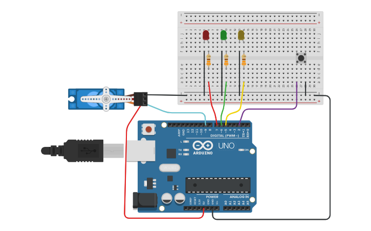 Circuit design ASCII Com - Tinkercad