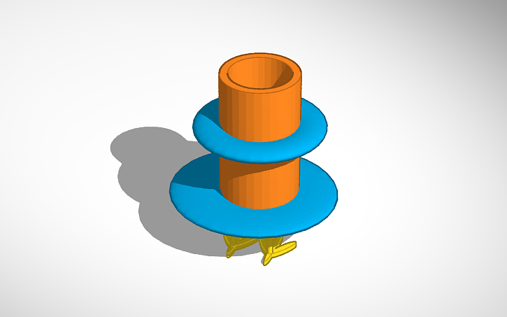 3D design Walking Candle Holder - Tinkercad