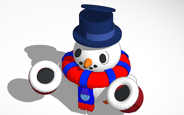 3D design BRAWL STARS: Snowman Tick | Tinkercad