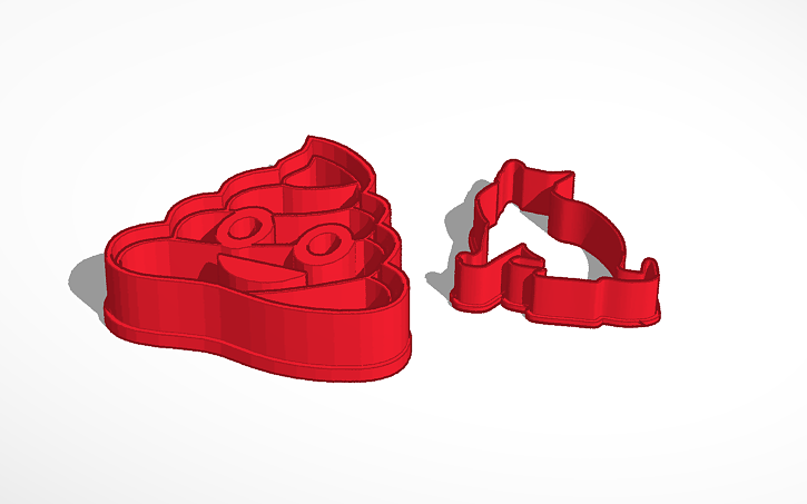 3D design cookie cutters - Tinkercad