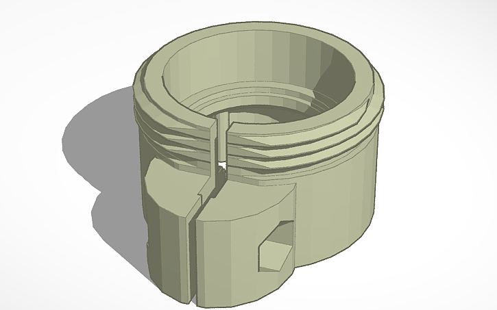 3D design Danfoss RA Thermostatic Radiator Valve Adapter MK.1 - Tinkercad