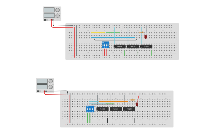 Circuit design ELD | Tinkercad