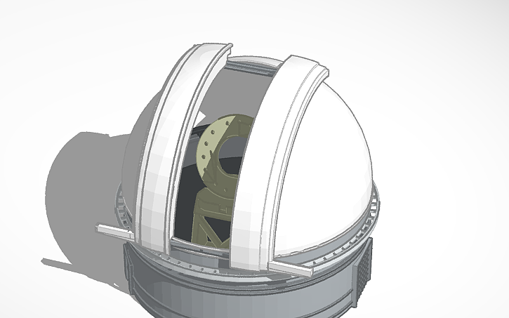 3D design Palomar Hale Telescope Dome | Tinkercad