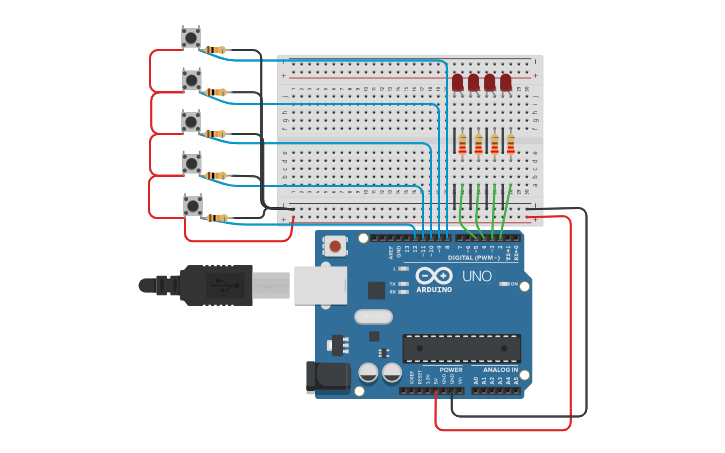 Circuit design Principal | Tinkercad