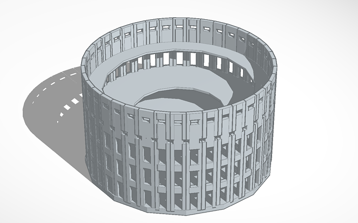 3D design colosseum | Tinkercad