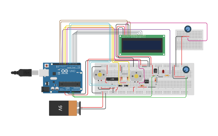Circuit design 3.5.- Sensor de Humedad - Tinkercad