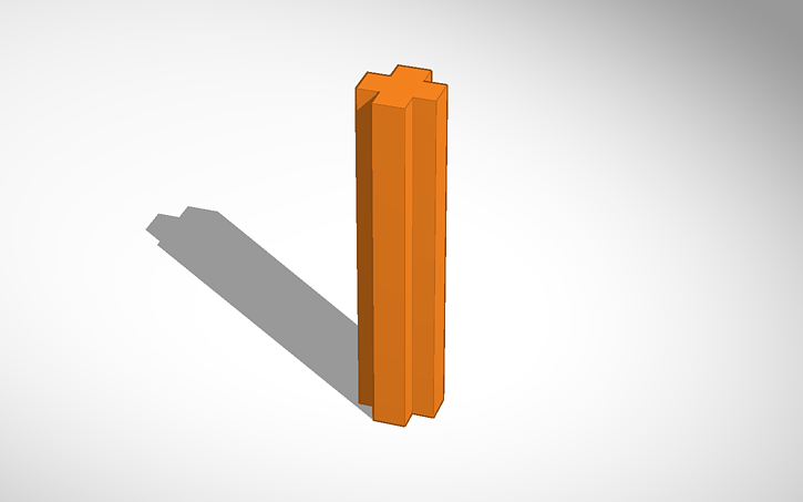 3D design Lego rod hole - Tinkercad