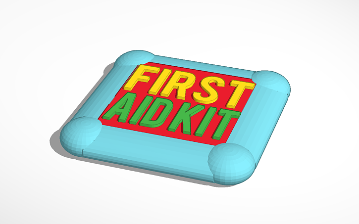 3D design First Aid Kit | Tinkercad
